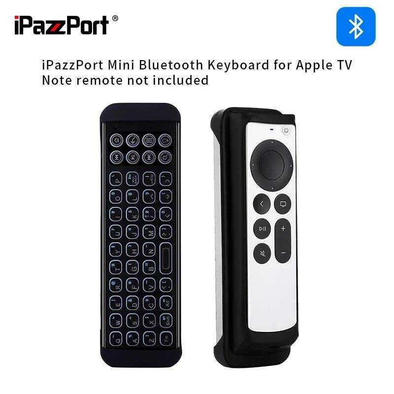 Yy Ipazzport Mini Wireless QWERTY Keyboard Rechargeable For 4K Fire TV ...