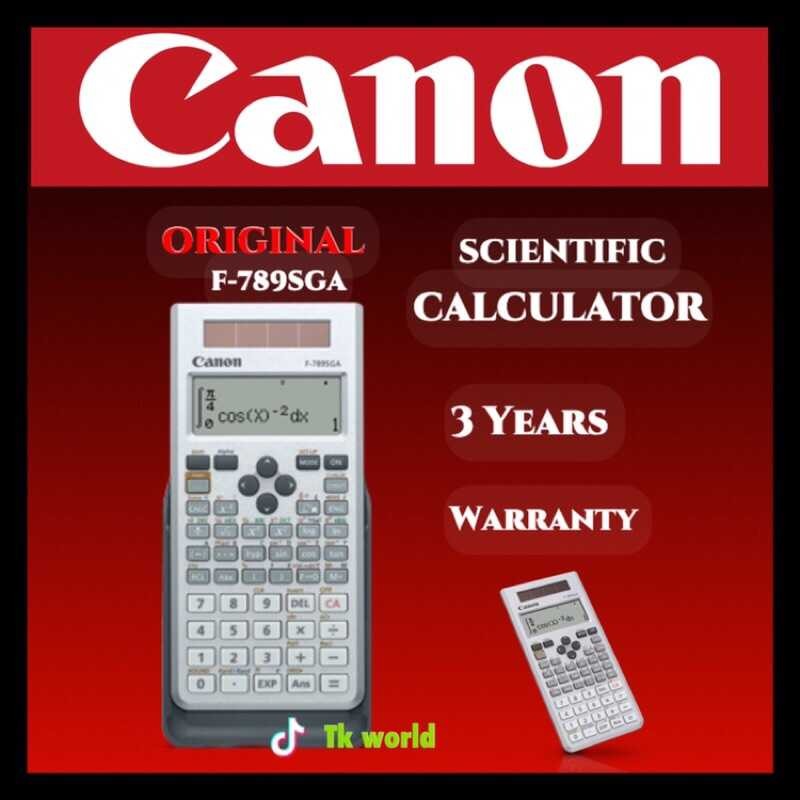 Canon Scientific Calculator F 789Sga F789 = Fx 991Es Plus 5B7 | Shopee ...