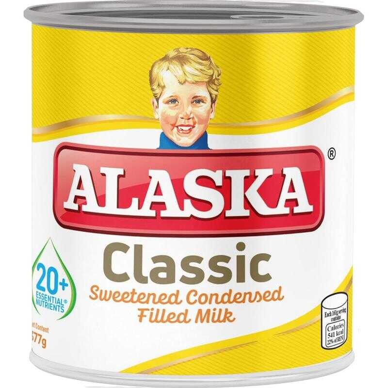 Alaska Classic Sweetened Condensed Filled Milk 377G 6Fa | Shopee ...