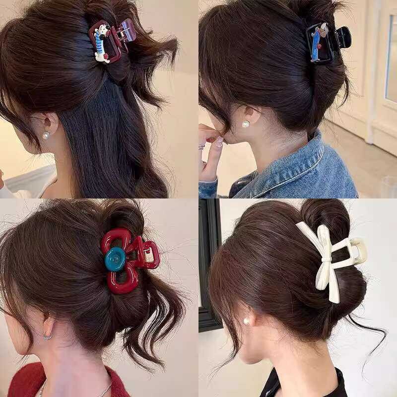 2025 New High-end Cute Cartoon Dachshund Versatile Claw Back of Head ...