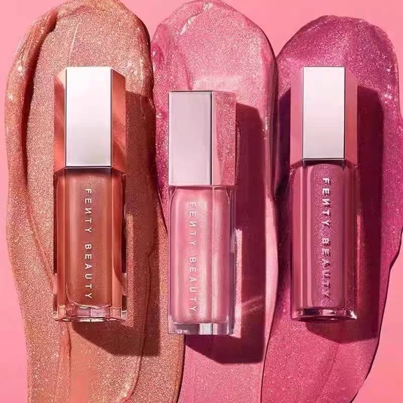 S/Fenty Luminous Mirror Lip Gloss 8 Colors Pentagonal Highlight Diamond ...