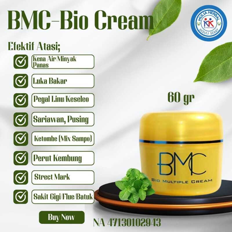 Bio COD Multiple Cream/Bmc (60Gr) Solution to Skin Problems Burns ...