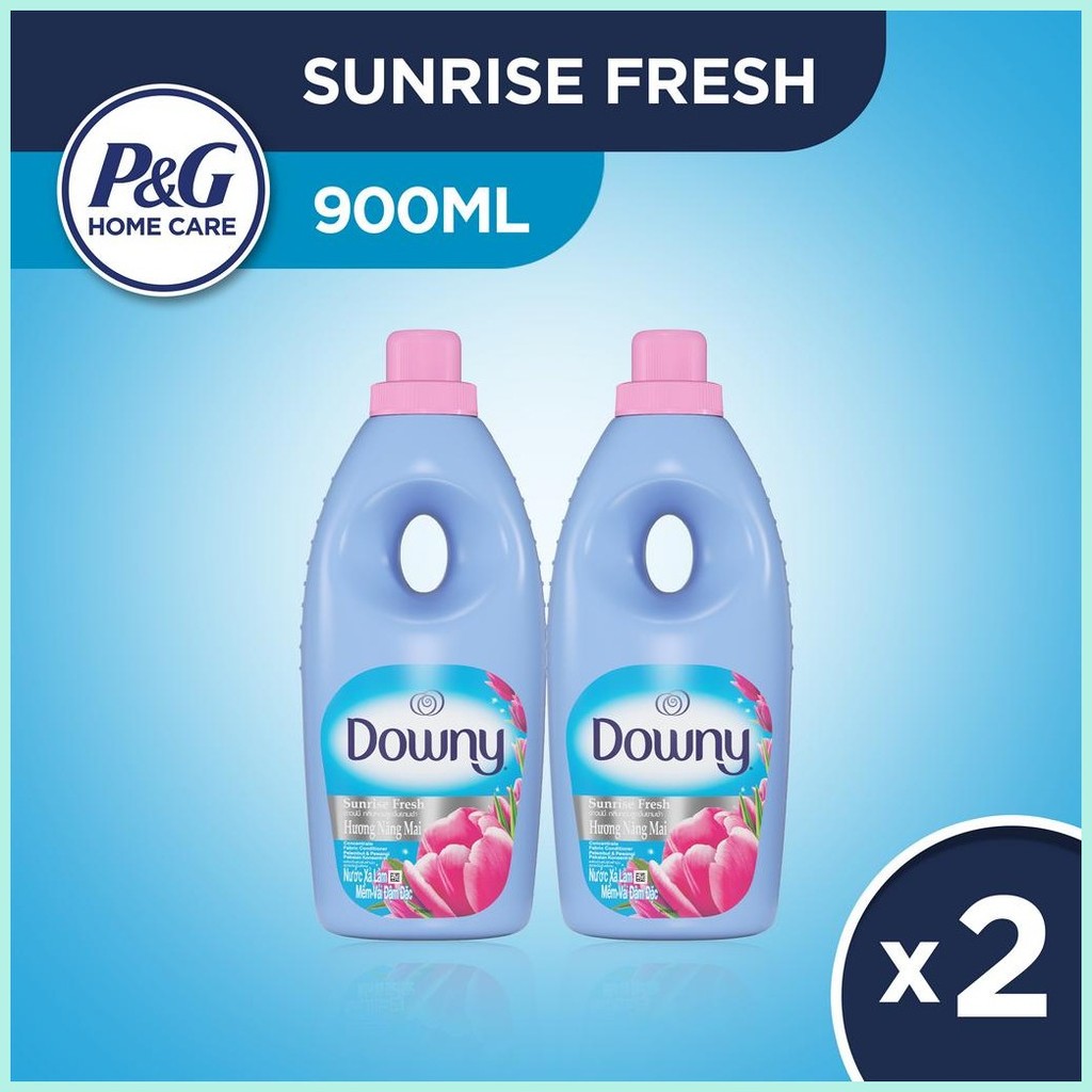 Downy Fabric Conditioner Sunrise Fresh Garden Bloom 900ml Bottle x 2 ...
