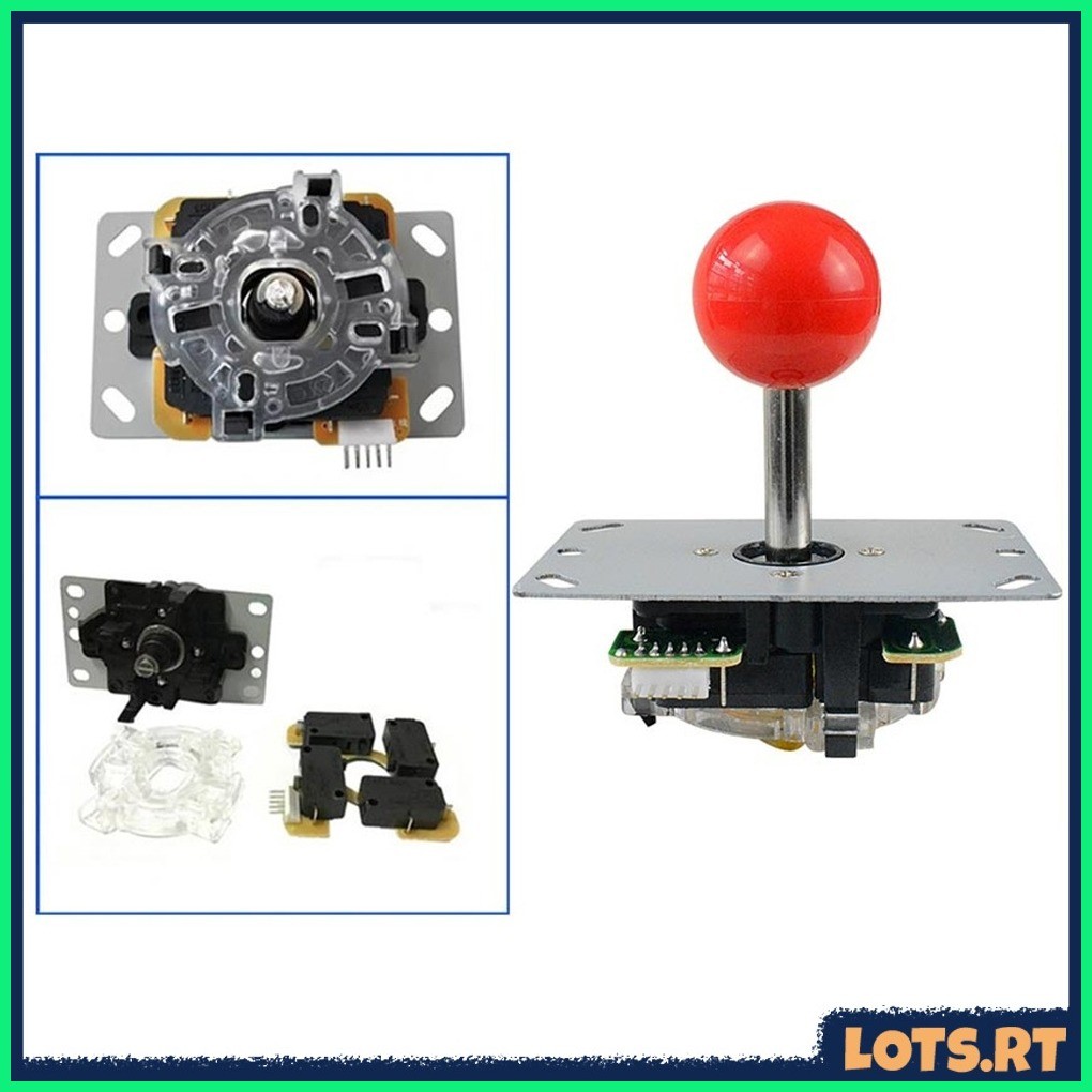 Classic 8 way Arcade Game Joystick Red Ball Control Stick Fighting ...