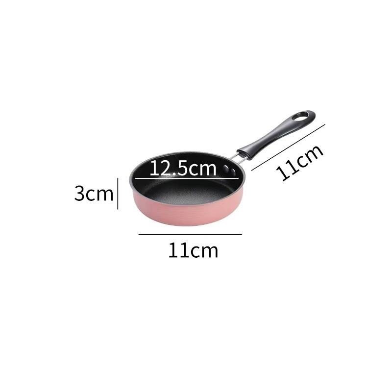 Non-stick Small Frying Pans with Handle Induction Cooker Universal Flat ...