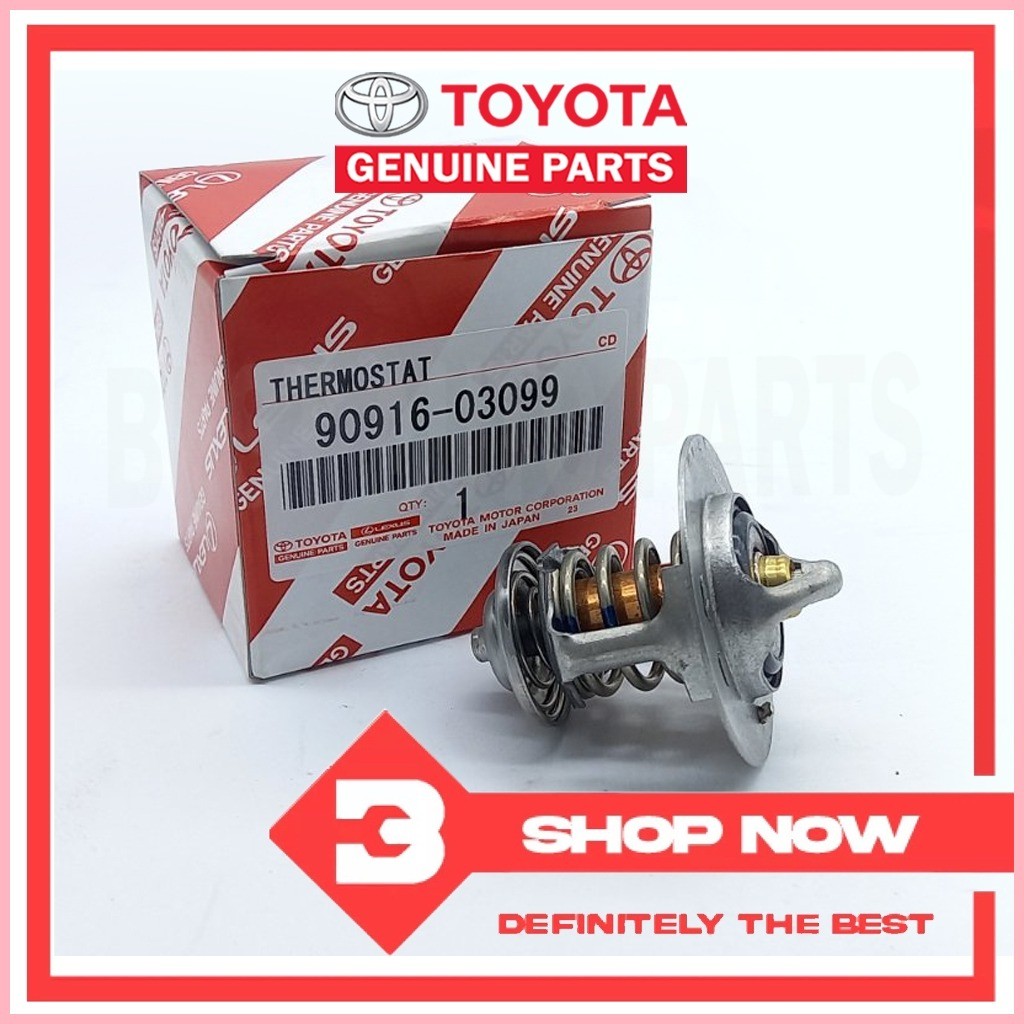 Genuine Toyota Thermostat for Toyota Revo 2L, Hilux 2L, 3L, HiAce 2L ...