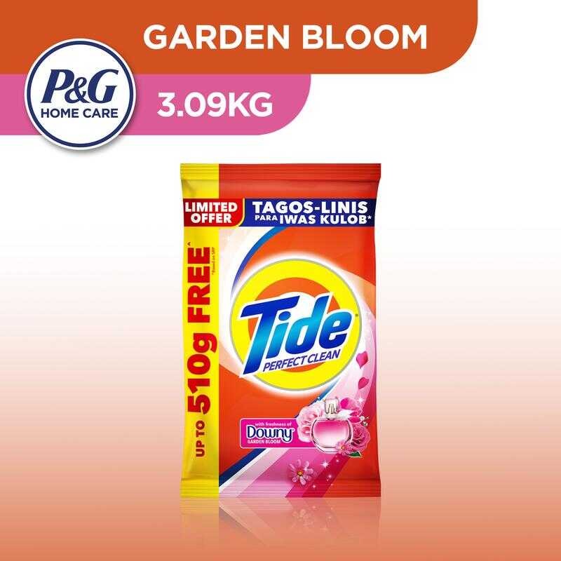 Tide Powder Detergent Garden Bloom 3.09Kg Bag (Fresh) 11A | Shopee ...