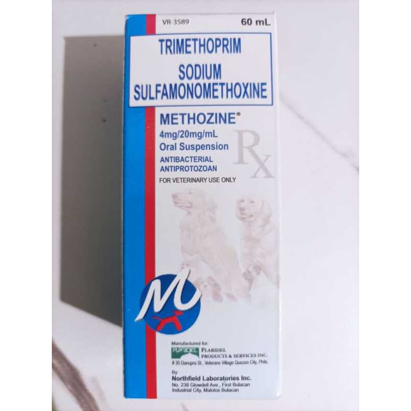 Methozine Oral Suspension Antibacterial, Antiprotozoan 60Ml 9A1 ...