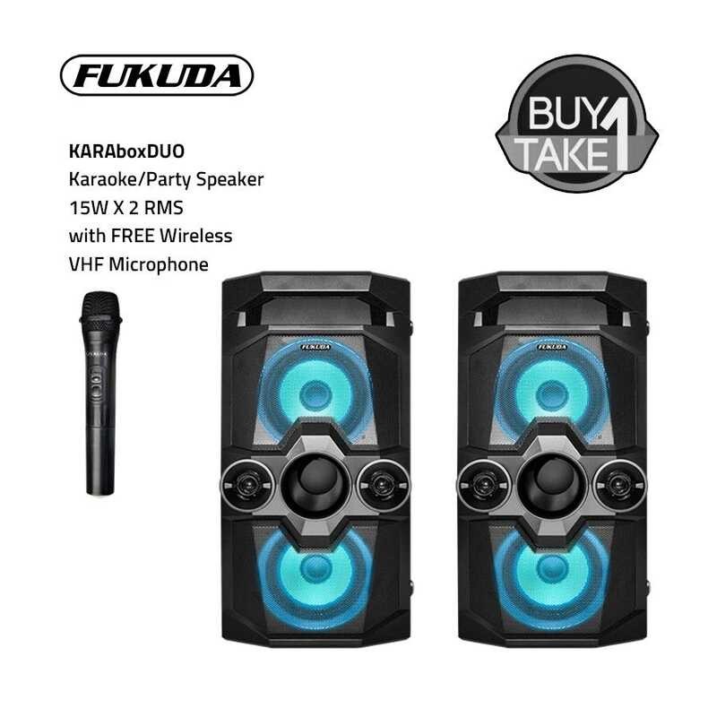 Fukuda Portable And Rechargeable Bluetooth Party Speaker Karabox Duo ...