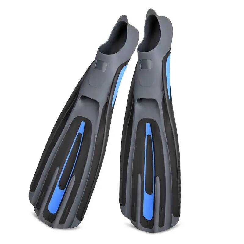 W High Performance Full Foot Split Fin Underwater Snorkeling Swimming ...