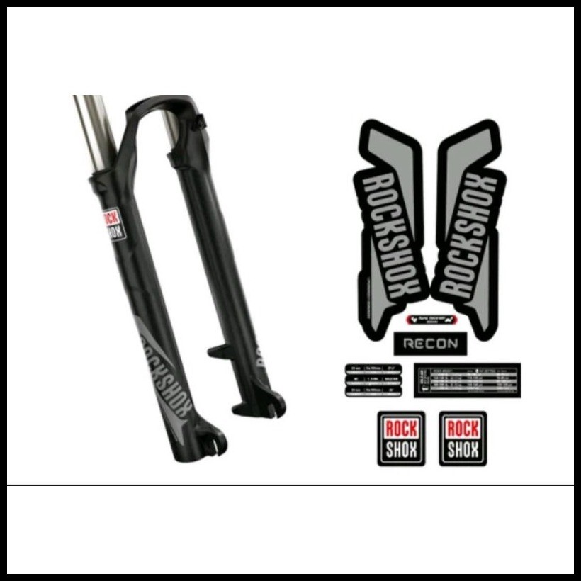 Rockshox Recon Silver TK Sticker Decal | Shopee Philippines