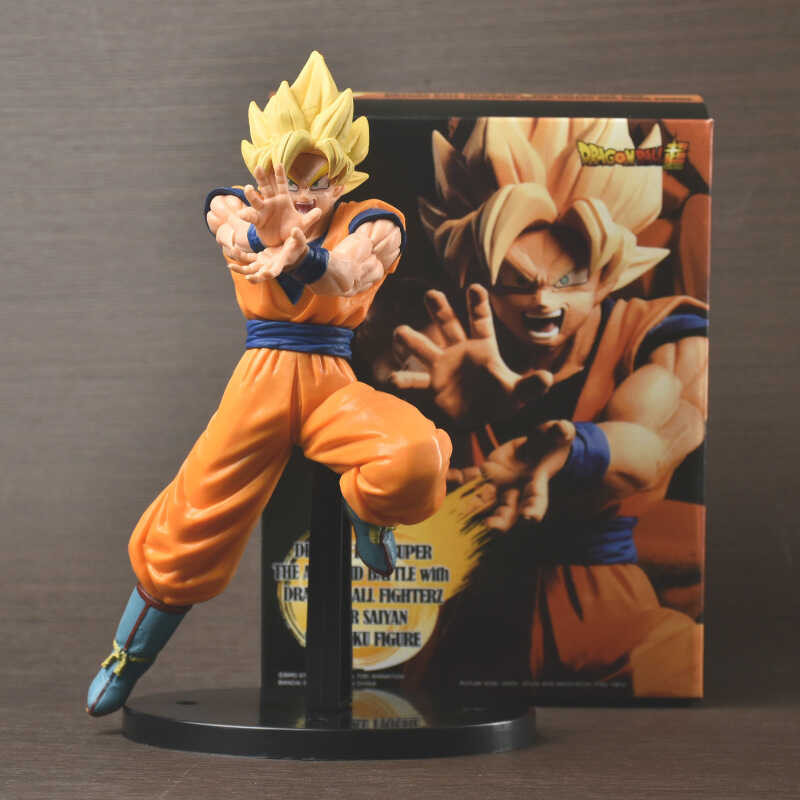Dragon Ball Super Skill C Award Goku Figure Battle State Yellow Hair ...