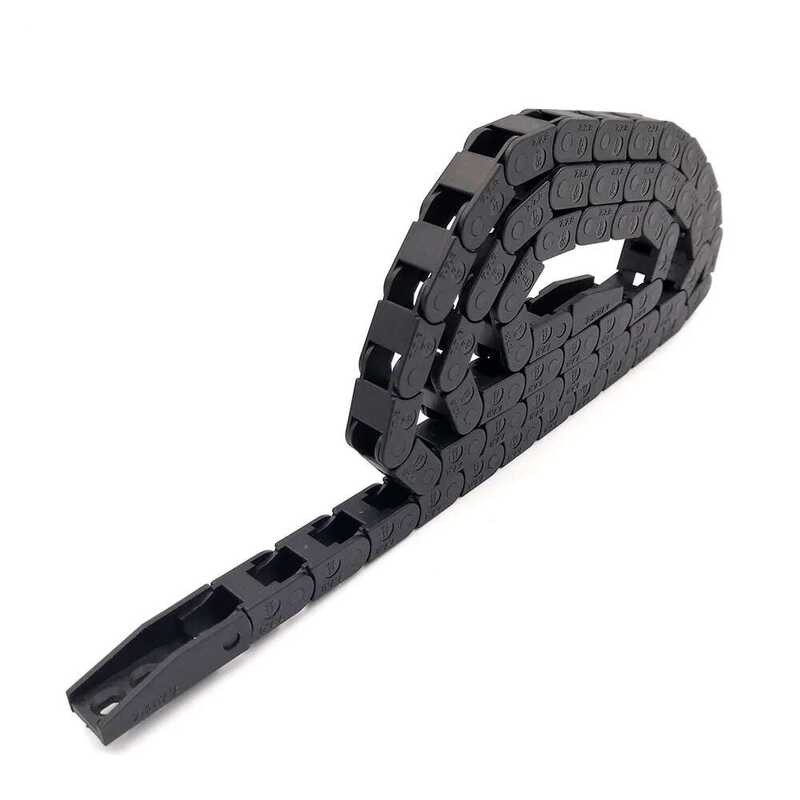 M JFLO 7X7mm 1 Meter Drag Chain Cable Wire Carrier With End Connectors ...