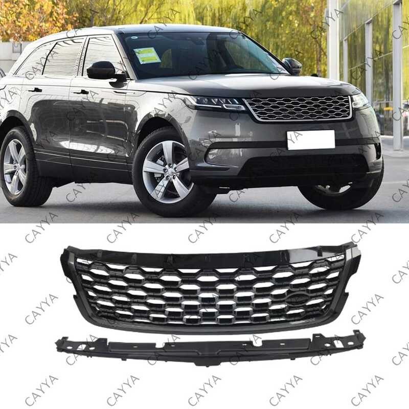 W Car Upper Front Bumper Grille Grill For Land Range Rover Velar 2017 ...