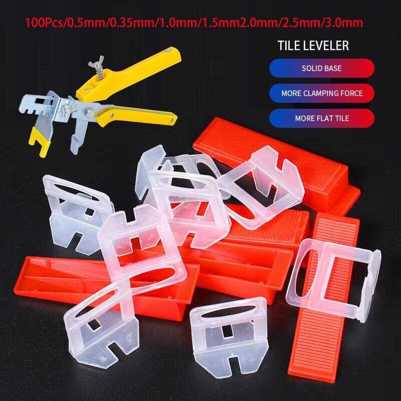 301Pcs Insert Wedge Tile Leveler Cross Push Pliers Leveling System For ...