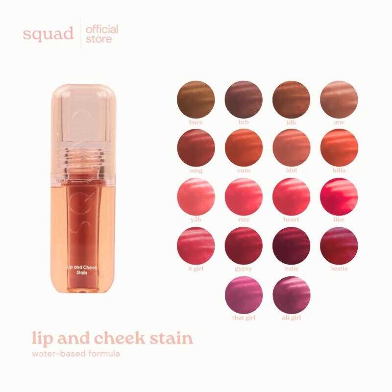 Squad Cosmetics Lip And Cheek Stain 7E3 | Shopee Philippines