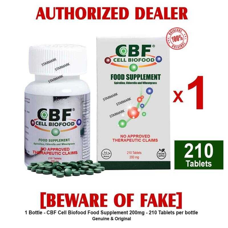 CBF Cell Biofood Bio Food Supplement HCI CMD Spirulina Chlorella And ...