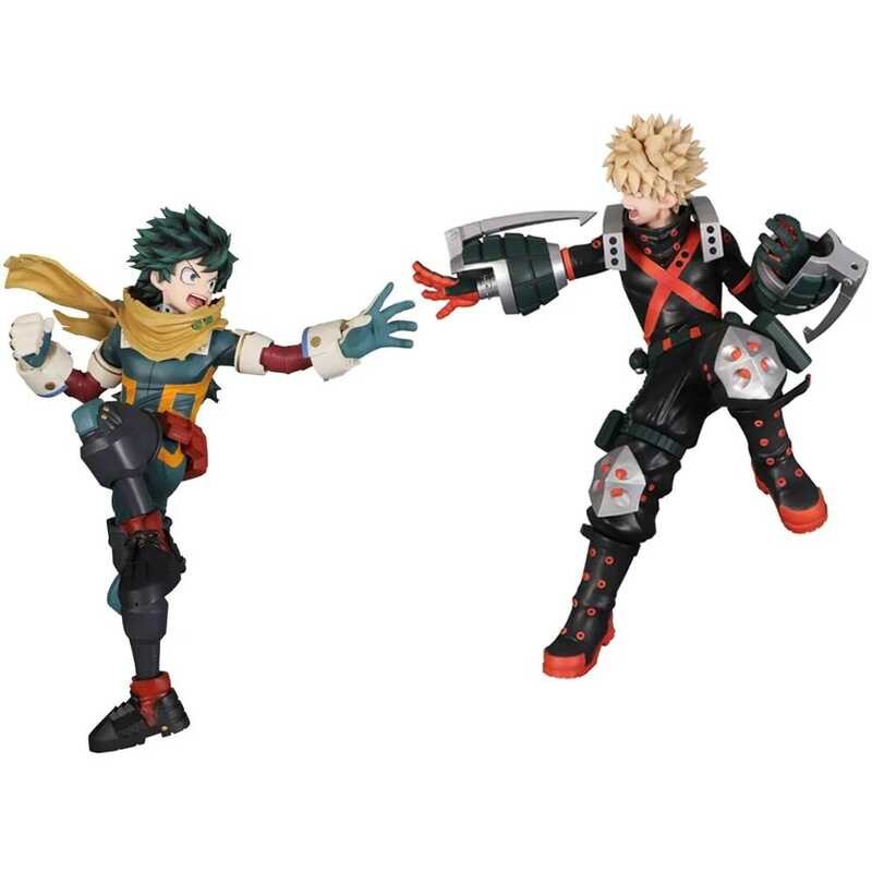 MHA Anime Figure Midoriya Izuku Action Figurine Bakugou Katsuki Figure ...