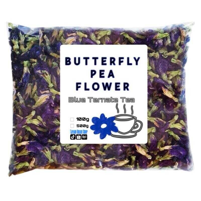 Clitoria Blueternate| Butterfly Pea Flower| Blue Ternate Tea | Shopee ...