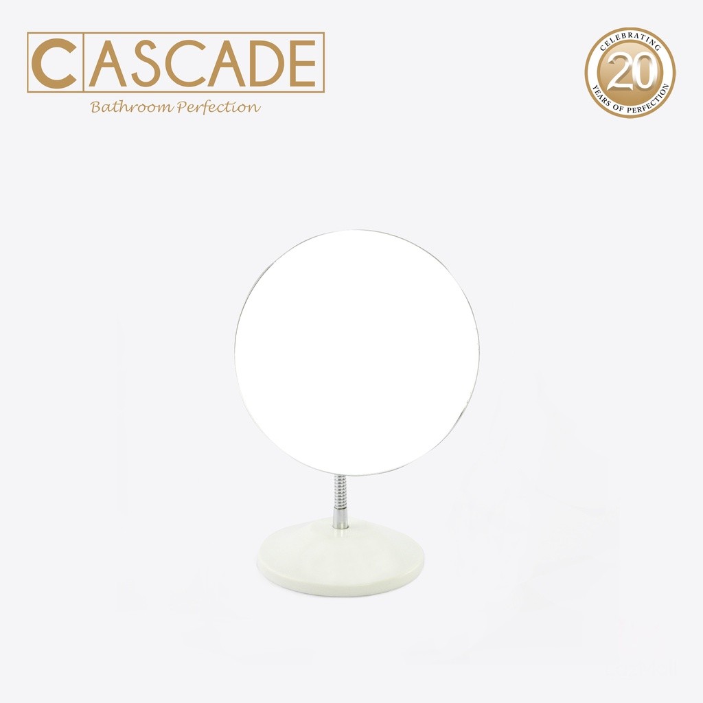 Cascade Round Vanity Mirror (Mirror size: 15 cm) L 12 cm x W 15 cm x H ...