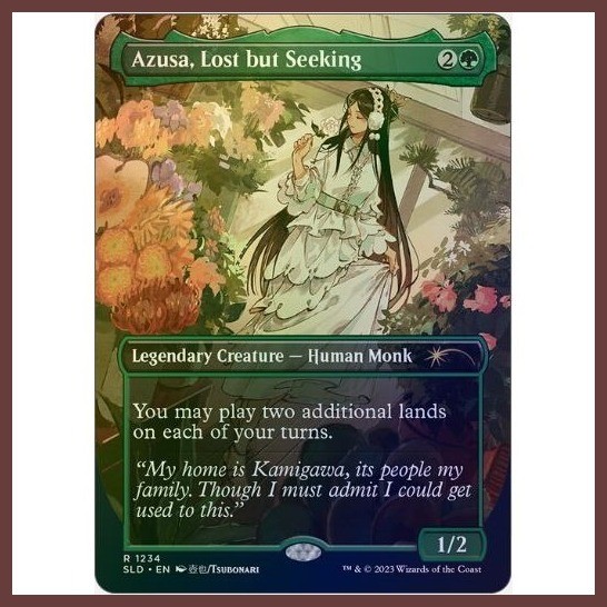 MTG Proxy Card - Azusa, Lost but Seeking (Foil) | Secret Lair Drop (SLD ...