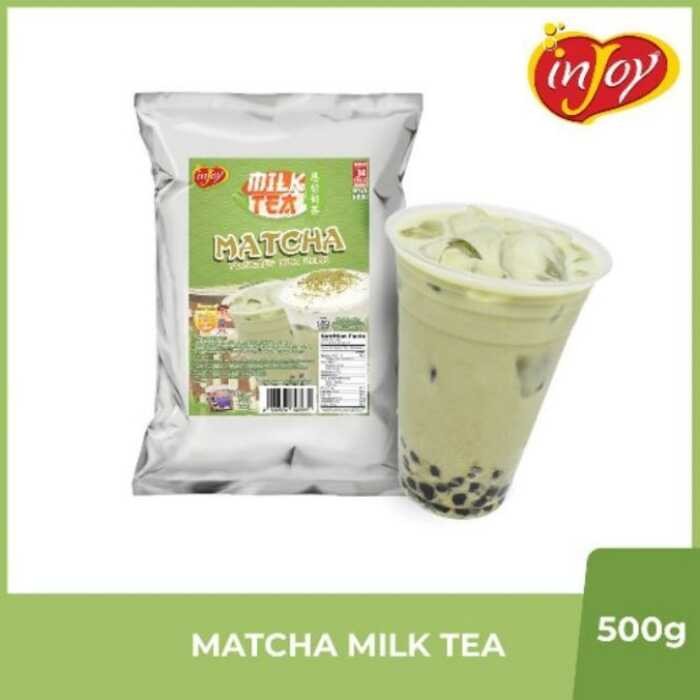 Injoy, MATCHA MILK TEA (500G.) MADE WITH REAL 3 | Shopee Philippines