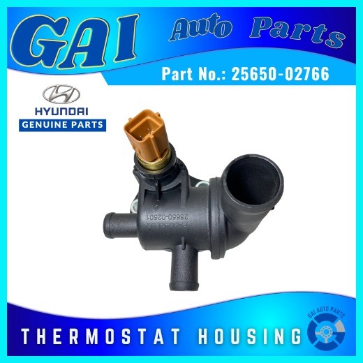 HYUNDAI Thermostat Housing for Picanto i10 Eon Getz (25650-02766 ...