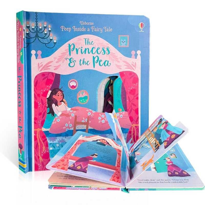 1 Usborne Peep Inside A Fairy Tale Princess & Pea Activity Board Lift ...