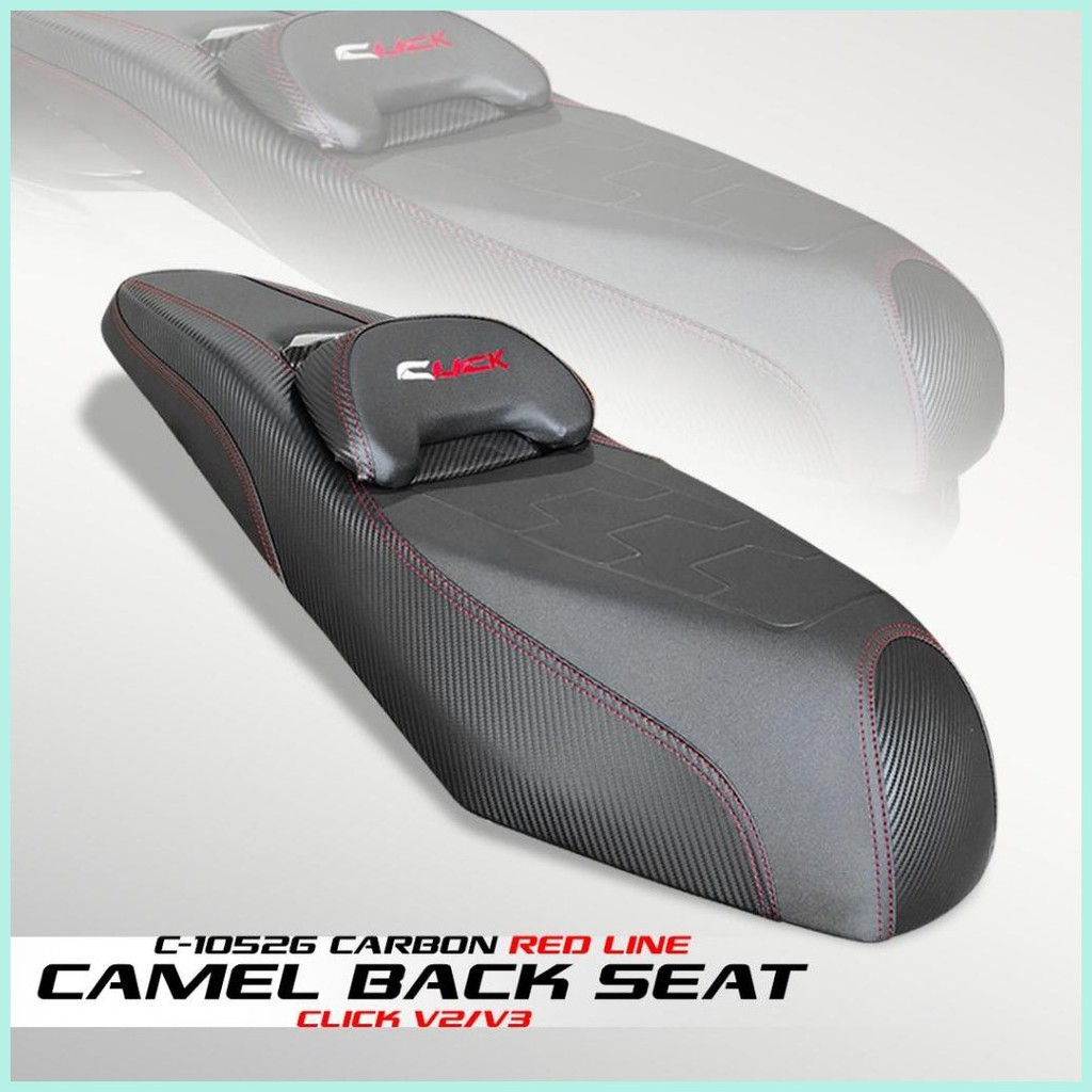 Honda Click 125 150 v2/v3 Camelback Seat Assy with Embroidered Logo ...