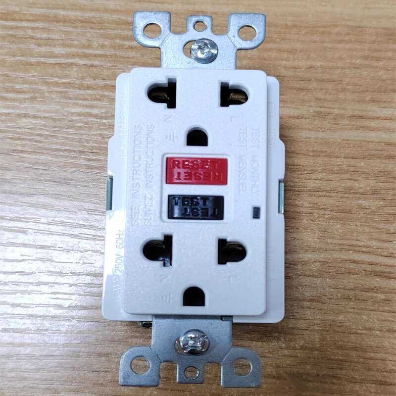 GFCI Leakage Protection Ground Fault Circuit Breaker Socket for ...
