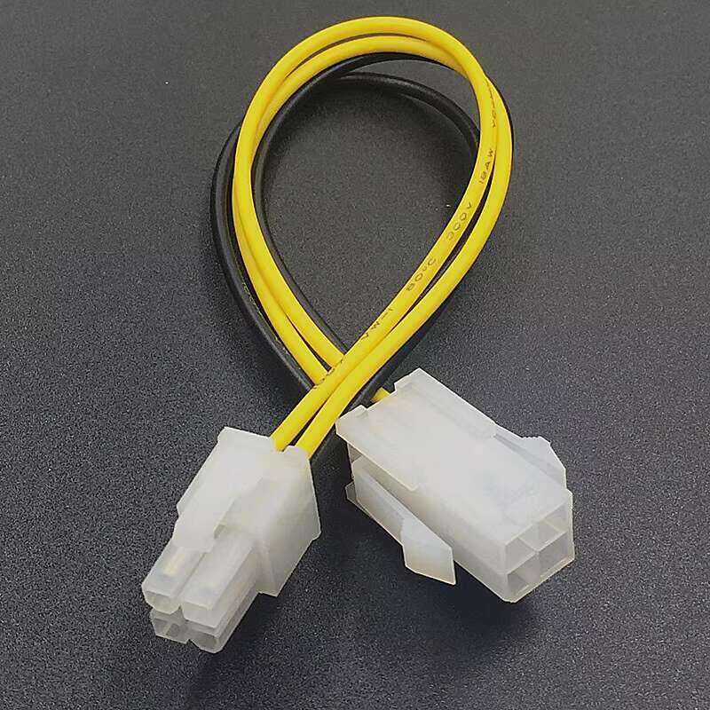☑♥ Motherboard 4Pin ATX Power Supply 4-Pin Extended 4P Extension Cable ...