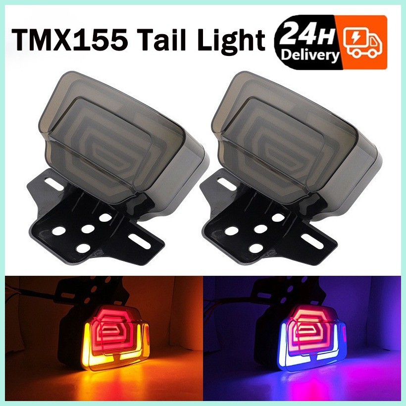TMX 155 Running Tail Light Signal Light Brake Light With RGB Flashing ...