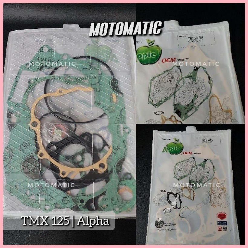 TMX 125 Alpha / CG125 | Apple Gasket Overhauling Engine Gasket Set ...