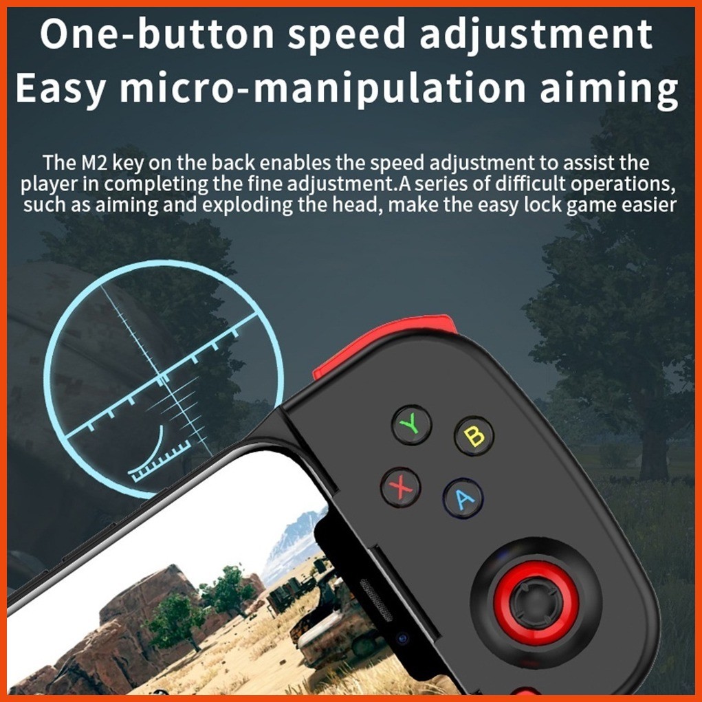 Game pad controller Bluetooth 5.0 Gamepad Telescopic Gaming IOS/Android ...