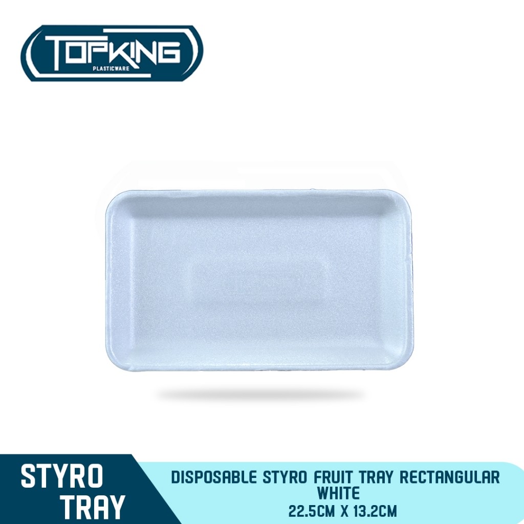 TPK Styro FRUIT PLATE [100 Pcs] / Disposable | Shopee Philippines