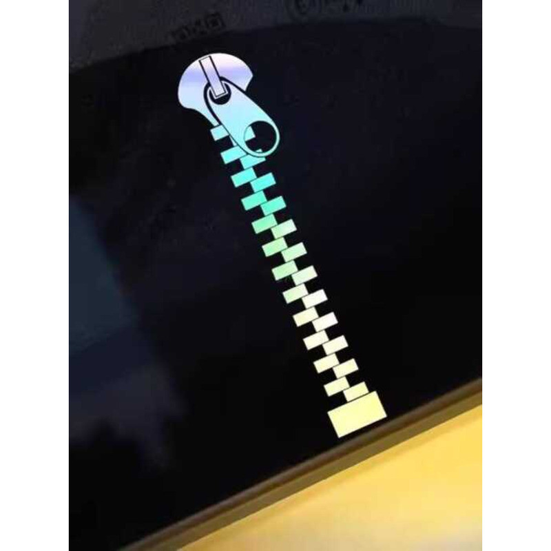 Zipper Personality Creative Funny Reflective Car Motorcycle Electric ...