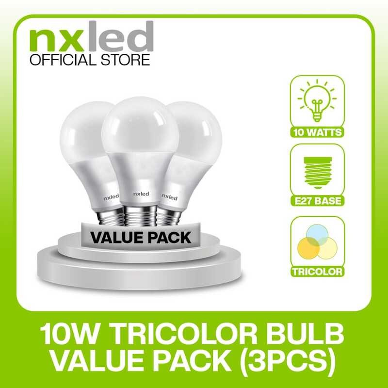 Nxled 10W Tricolor Bulb Value Pack (3Pcs) - Anx-Tcb10w-Vp3 3 | Shopee ...
