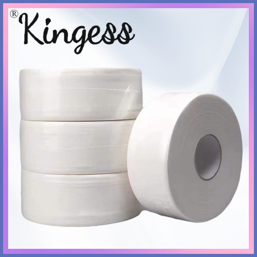 Kingess(4ply 9cm Thick)Jumbo Big Toilet Tissue Roll 200m (1 ROLL ...