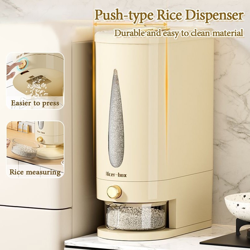 5/10 Kilos Rice Storage Rice Automatic Automatic Rice Dispenser Kitchen ...