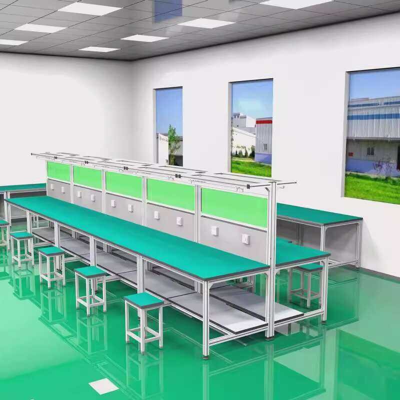 Aluminum Alloy Operation Profile Line Assembly Table Anti-static ...