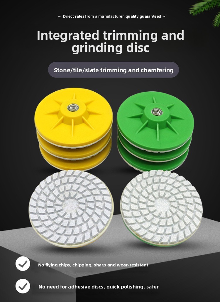 Diamond Grinding Wheel for Tile Granite Marble Edge Polishing Disc Dry ...
