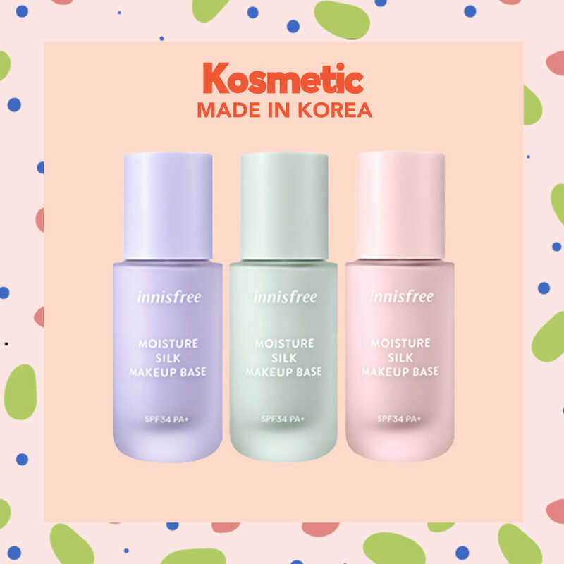 INNISFREE Moisture Silk Makeup Base - 30Ml / Yellowness Cover /Redness ...