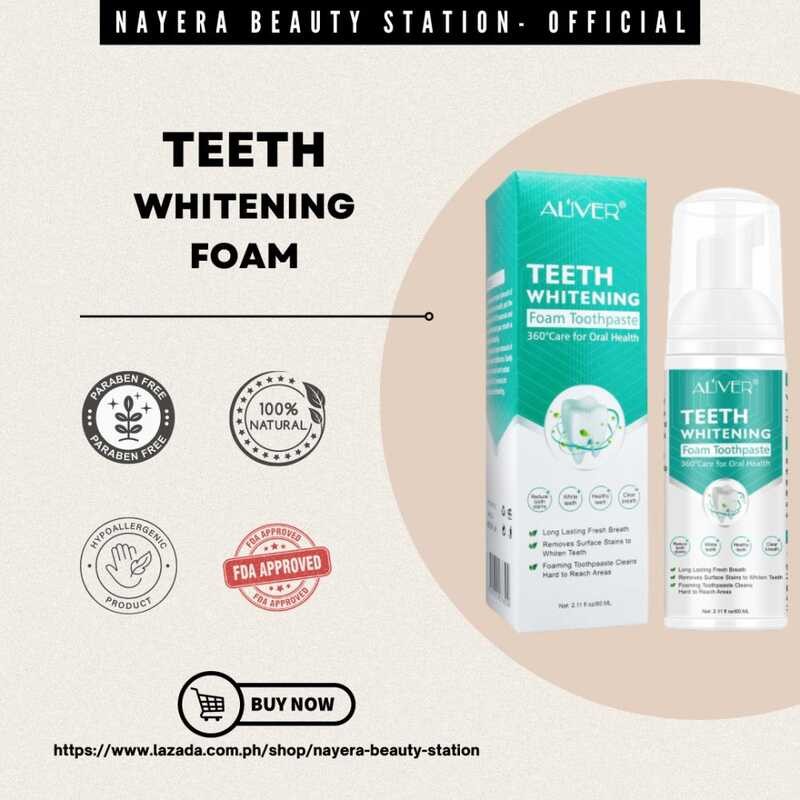 Teeth Whitening Foam Toothpaste Stain Removal Deepcleansing Mousse ...