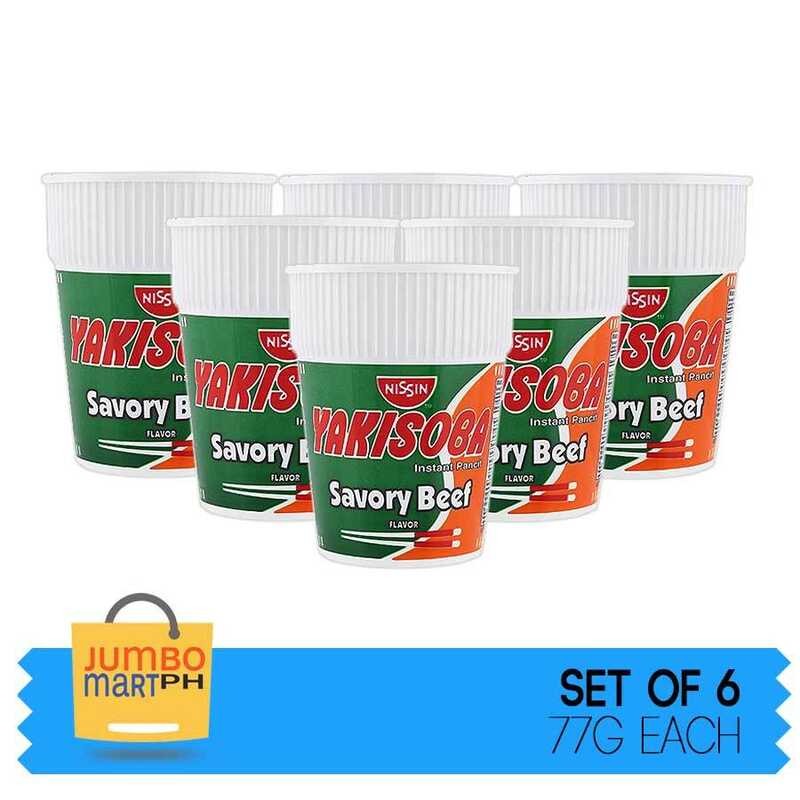 1 NISSIN YAKISOBA INSTANT PANCIT SAVORY BEEF 77G / SET OF 6 | Shopee ...