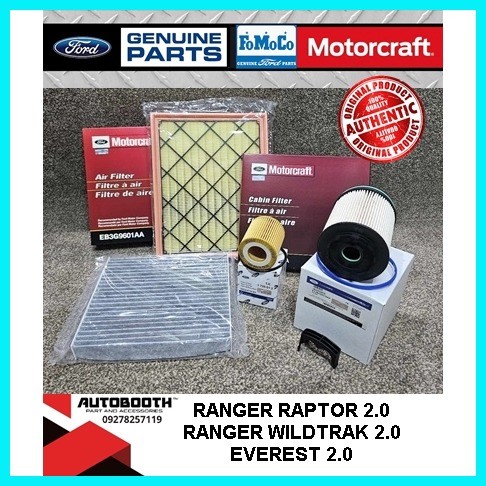 FORD RAPTOR FULL PMS FILTER SET GENUINE FORD OIL AIR CABIN FUEL FILTER ...