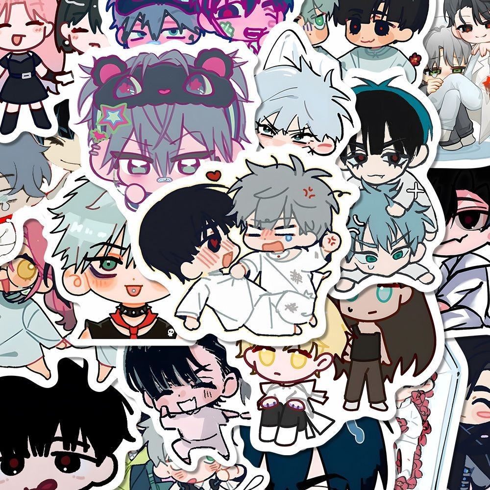 54PCS Alien Stage Anime Stickers Ivan Till Kawaii Sticker Childrens ...
