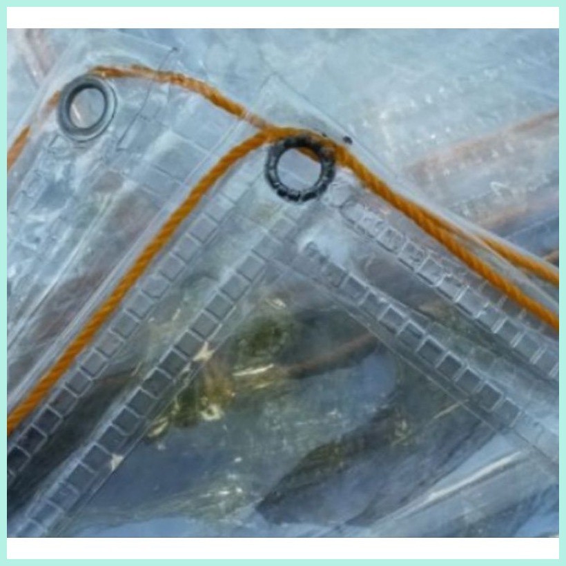 6FT️ X 13FT️️ TRANSPARENT CLEAR TRAPAL (MACHINE HEAT PRESS) /TOLDA ...