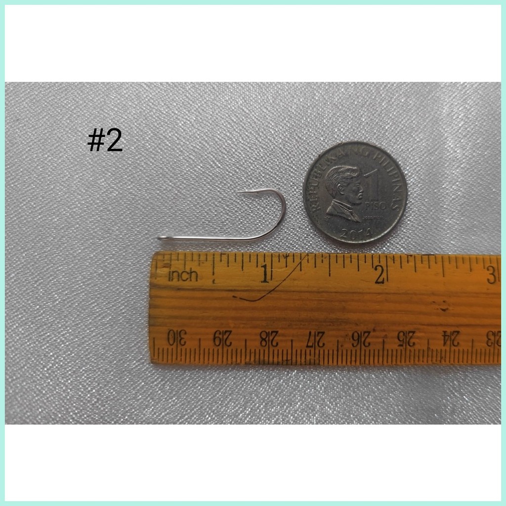 YAMATO Stainless Steel O'Shaughnessy Fishing hooks | Shopee Philippines