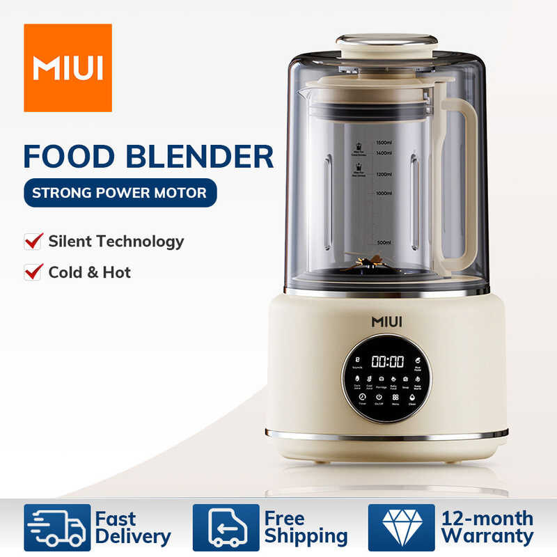 MIUI 600W Smart Multi-Function Blender Built-In Stainless Steel ...