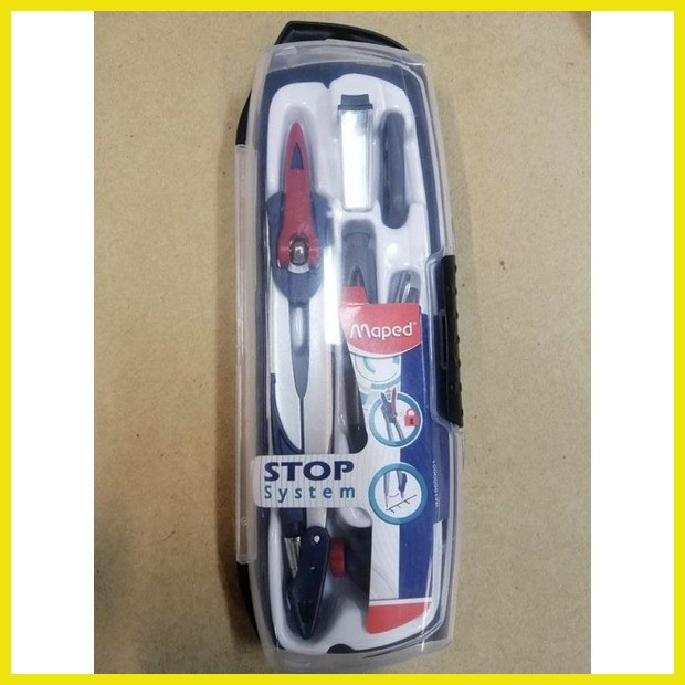 Maped Compass set with lock system & adaptor | Shopee Philippines